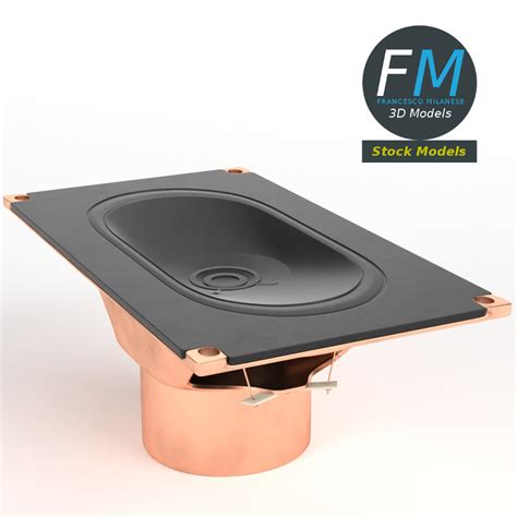 Rectangular Speaker By Francescomilanese85 3docean