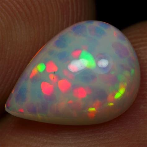 2 80cts Cell Honeycomb Pattern Natural Ethiopian Welo Opal Honeycomb Pattern Opal Welo Opal