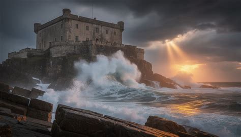 Free Storm Fortress Drama Image Fortress Castle Coastal Download