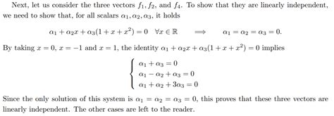 Vector Spaces Unclear Step When Proving Linear Independence