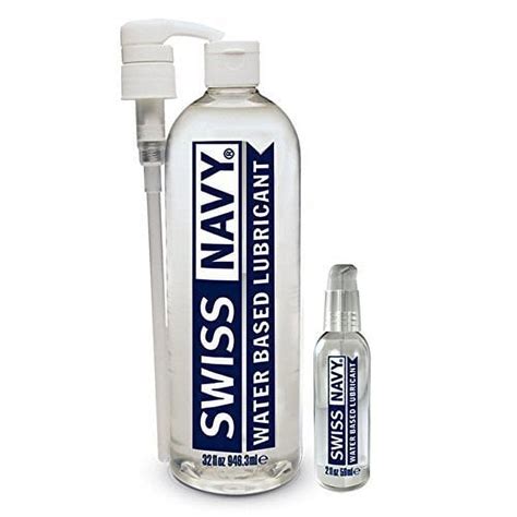 Swiss Navy Premium Water Based Sex Lube Lubricating Gel 32oz With Free 2oz Bottle