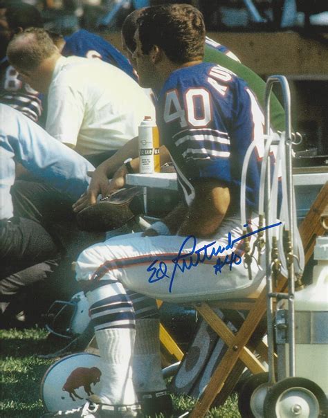 Autographed Ed Rutkowski Buffalo Bills 8x10 Photo Wcoa Main Line Autographs