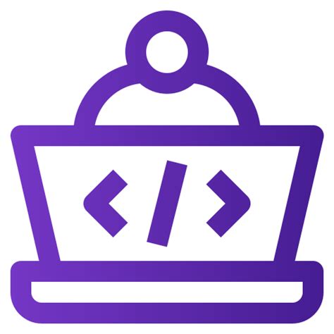 Programming Generic Gradient Outline Icon