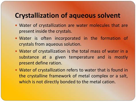 Crystallization Easily Described Pptx