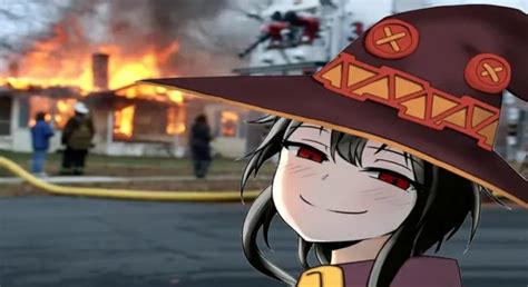 Megumin After Exploding A House Rmegumin
