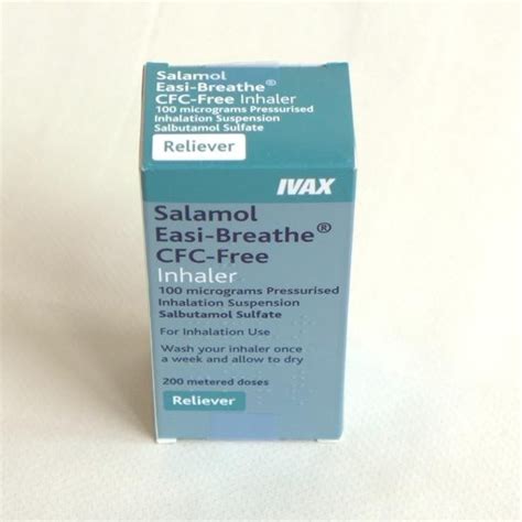 Salamol 100mcg Dose Inhaler Cfc Free