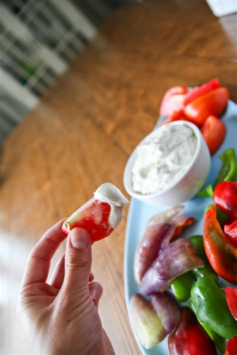 Blue Cheese Vegetable Dip • Kath Eats