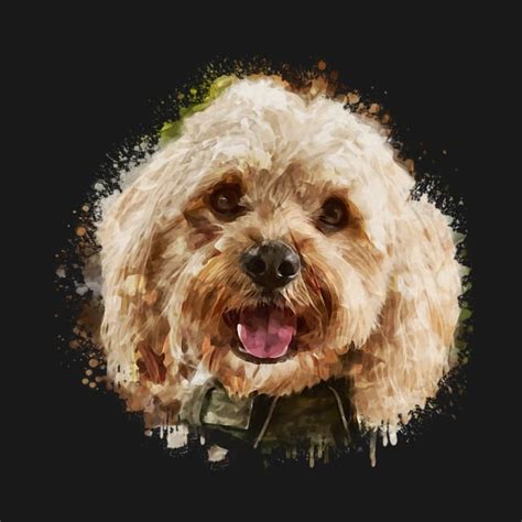 Cavapoo Watercolor Cavapoo T Shirt Teepublic