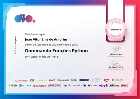 Aprimorando O Conhecimento Na Linguagem Python João Vitor Lins De Amorim