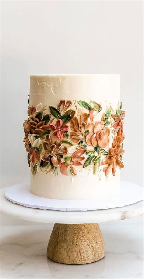 49 Cute Cake Ideas For Your Next Celebration Early Fall Floral