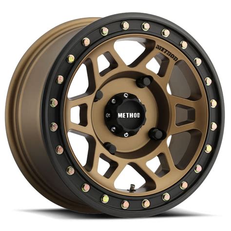 Method Race Wheels Mr405 Utv Beadlock 15x7 13mm Bronze With Matte Black