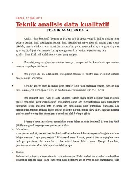 Contoh Analisa Data 51 Koleksi Gambar