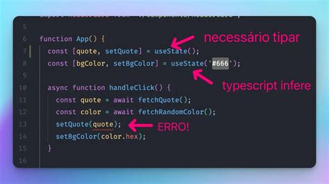 Tipando Usestate Typescript No React