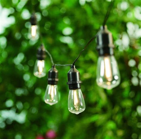 Edison Style String Lights G40 Rope Lights Globe Tungsten Edison Bulbs