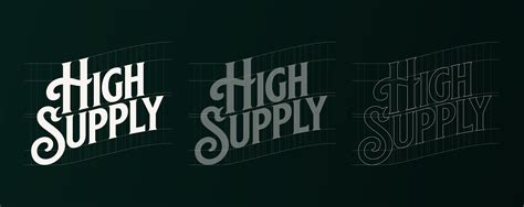 High Supply Visual Identity On Behance
