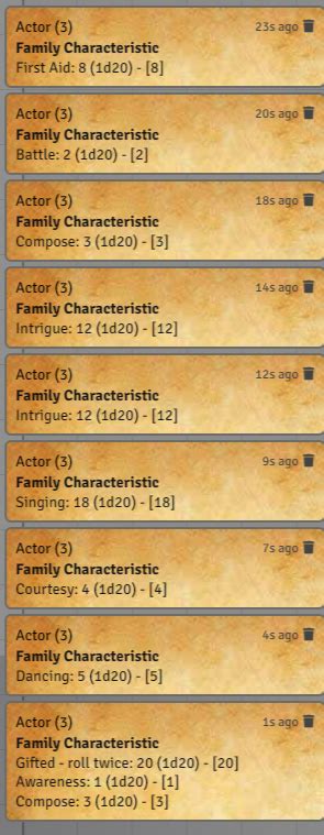 Pendragon Foundry Vtt Implementation Vtt Brp Central The Chaosium Forums