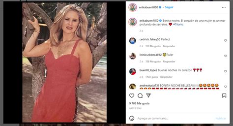 Rika Buenfil Presume Foto Inédita De Su Juventud Y Enloquece A Sus Fans