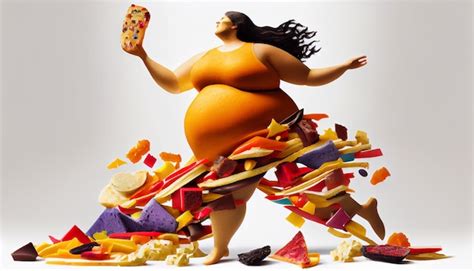 Premium Photo Fat Girl Likes Eat Fastfood But Dont Like Exercising