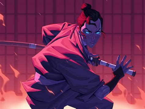 Mizu Blue Eye Samurai Fanart Kyrie Escala Samurai Blue Eye Samurai Art