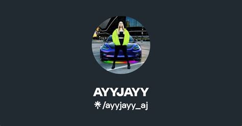 Ayyjayy Twitter Instagram Tiktok Linktree
