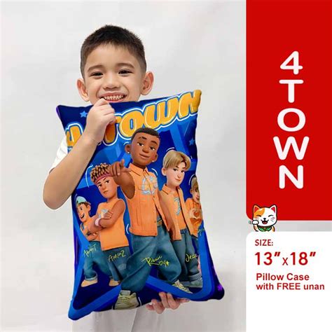4town Turning Red Cartoon Characters Pillow Big Size 13x18 Inches With