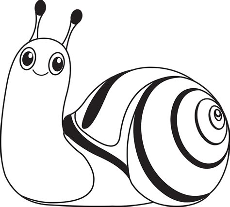 Snail Clipart Black And White