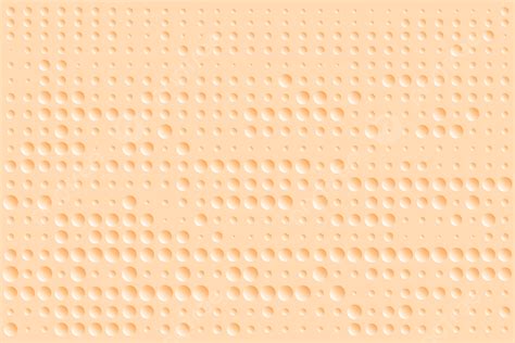 Abstract Mini Hole Surface Texture In Gradient Orange And White Round