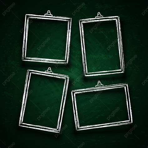 Chalk Frame Vector Design Images Chalk Cute Photo Frames Image Photo
