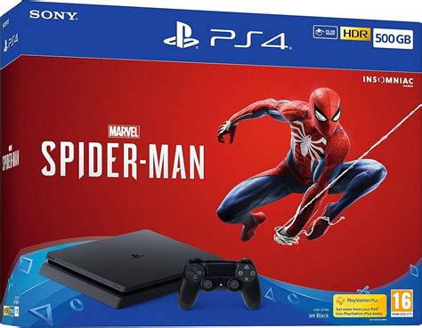 Sony Playstation 4 500gb Console Black With Marvels Spider Man Bundle Buy Best Price In Uae