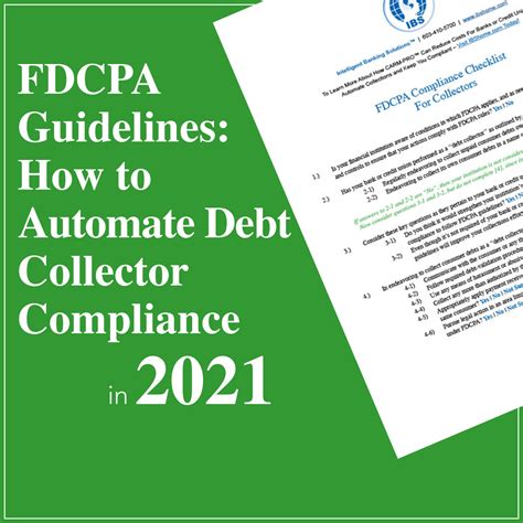 Fdcpa Compliance Checklist How To Automate Collection Compliance