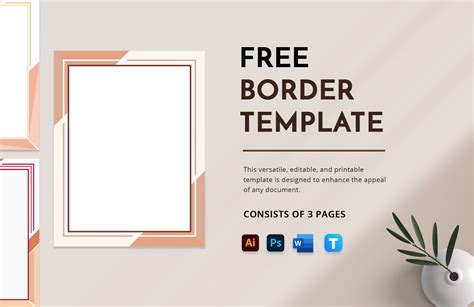 Word Border Templates Design