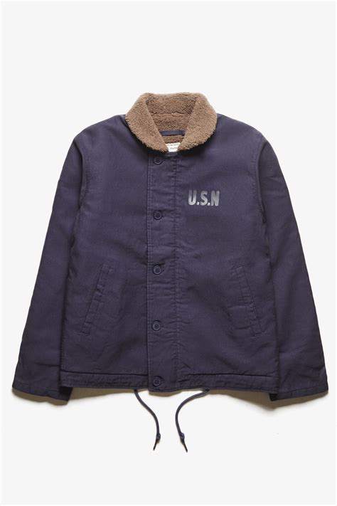 Deadstock Usn N1 Deck Jacket Navy Blacksmith Store