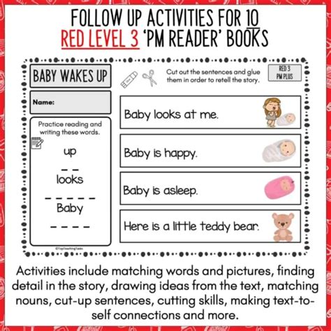 Red Pm Reader Activities Level 3 Top Teaching Tasks Members