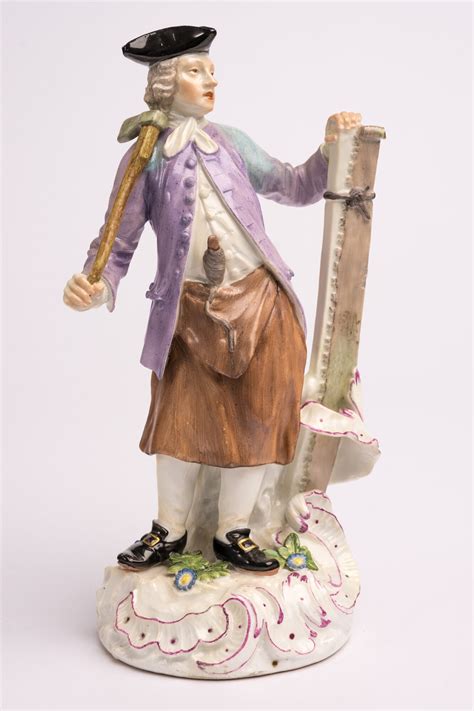 Beeldje Hard Porselein Meissen D 1750 1751 Abby