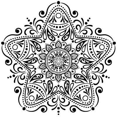 Fancy Mandala Coloring Pages