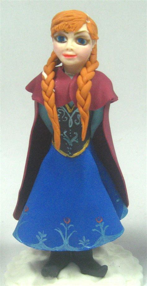 Anna Sugar Cake Topper From Movie Frozen By Carrys Cake Toppers Aurora Sleeping Beauty