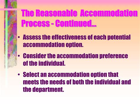 Ppt Nuts And Bolts Of Reasonable Accommodation Powerpoint