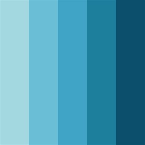 Shades Of Sky Blue Color Palette Colordrop
