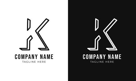Letter K Logo 3d Letter Kt Or Tk Logo