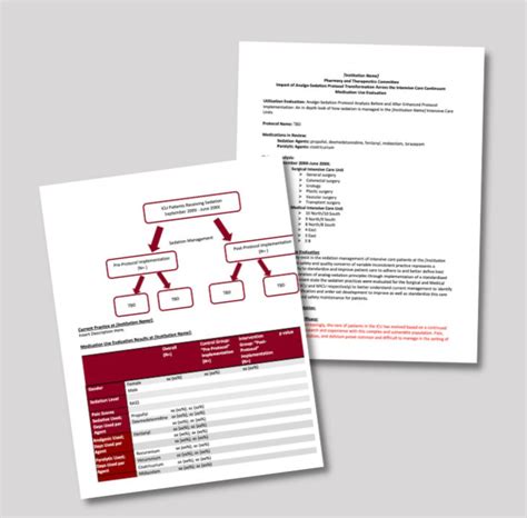Medication Use Evaluation Template 6 Page Template With Example Sections Etsy Uk