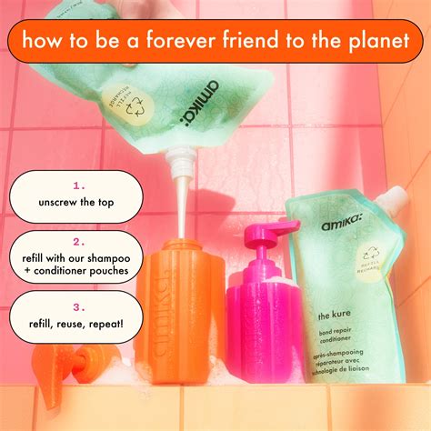 Forever Friend Refillable Conditioner Bottle Amika Pro