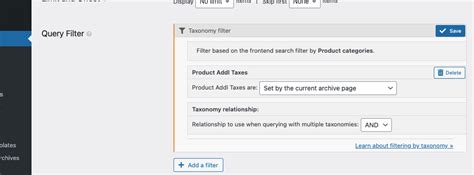 Post Types View With Taxonomy Filter And Custom Search Toolset