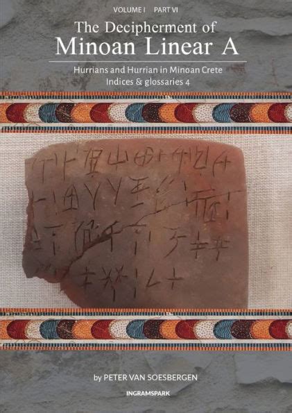 The Decipherment Of Minoan Linear A Volume I Part Vi Hurrians And Hurrian In Minoan Crete