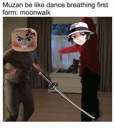 Muzan Kibutsuji Dance Breathing Michael Jackson Meme In 2025 Michael
