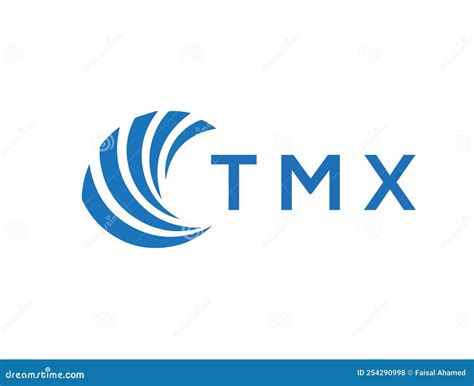 Tmx Letter Logo Design On White Background Tmx Creative Circle Letter