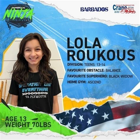 Lola Roukous — Barbados Ninja Throwdown