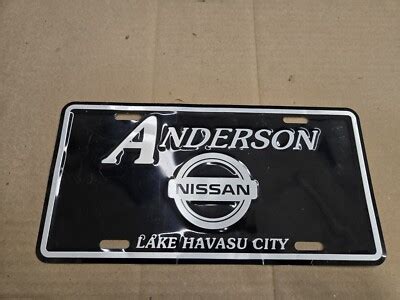 Anderson Nissan Lake Havasu City Metal Car Dealership Dealer License