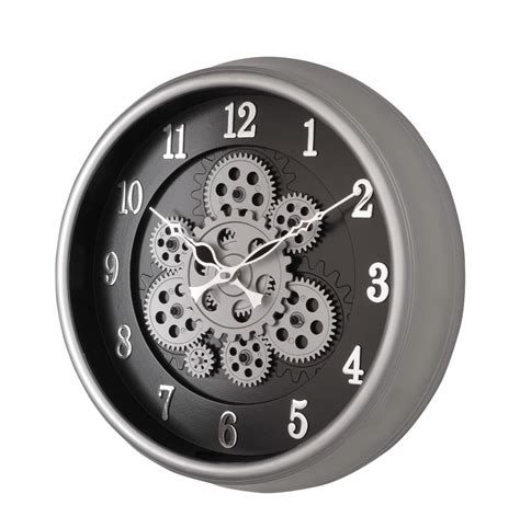Buy Amazon Brand Umi Moving Gear Wall Clock For Living Room Modern