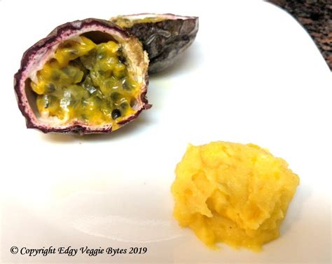 Passion Fruit Curd Eggless — Edgy Veggie Bytes