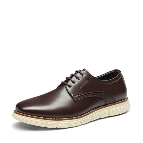 Bruno Marc Mens Casual Vegan Leather Oxford Sneakers